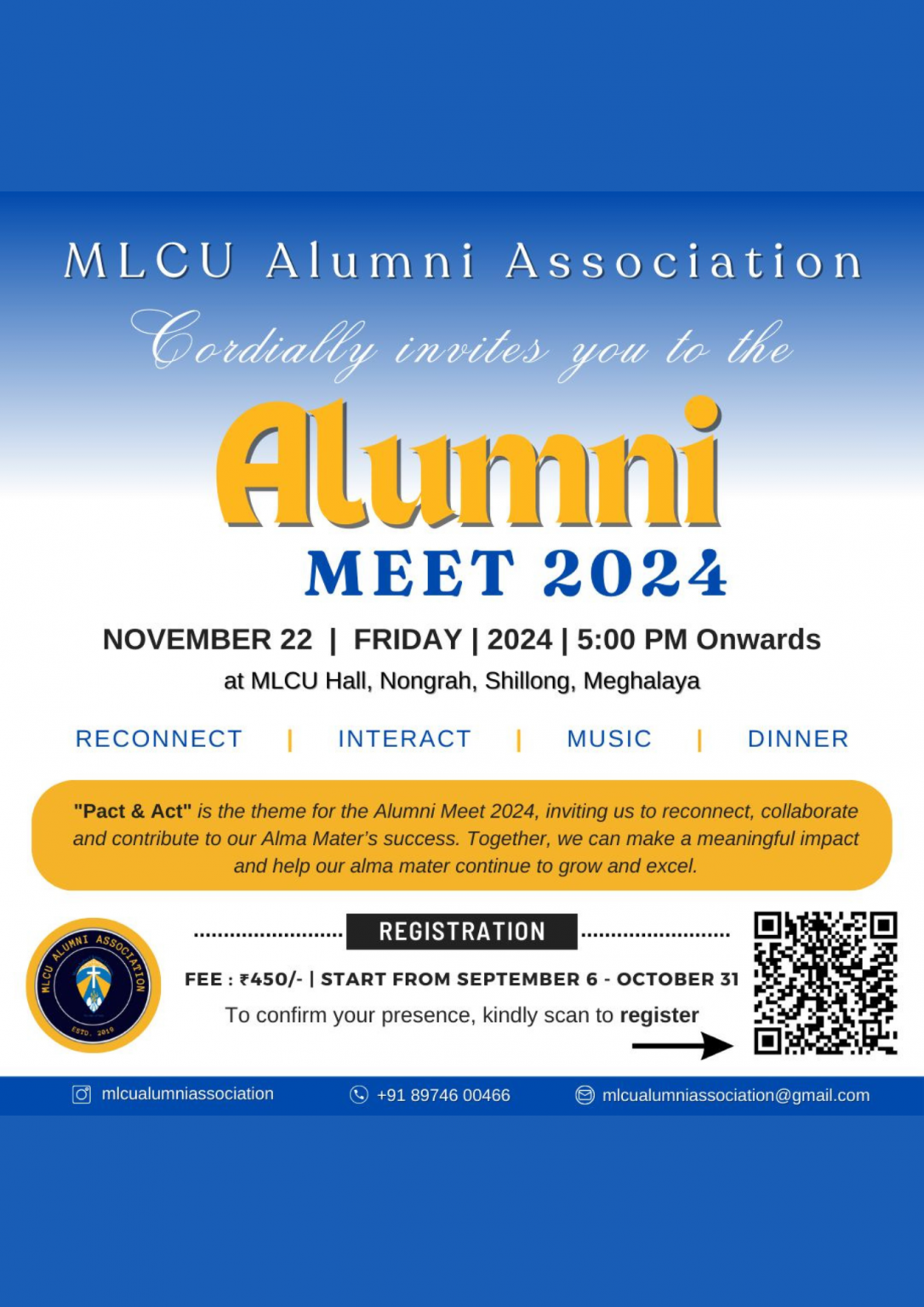 Invitation letter to all MLCU Alumni - Martin Luther Christian University